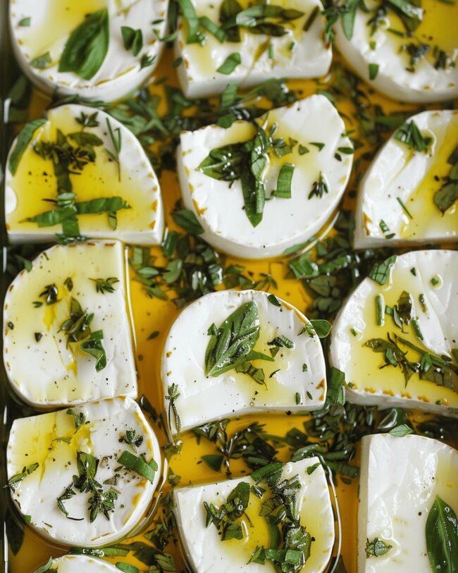 Perfect Herb Marinated Goat Cheese Recipe for Beginners - Beard and Bonnet