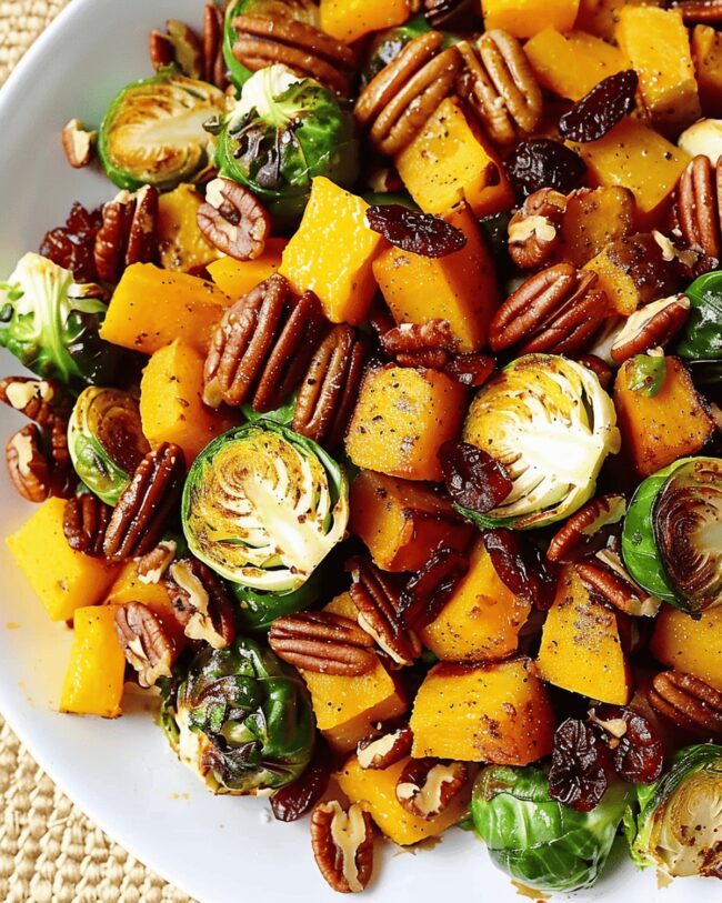 The Coziest Brussels Sprouts & Butternut Squash Recipe: Sweet-Savory ...