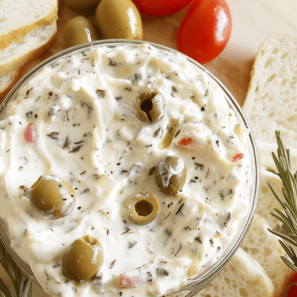 Creamy Olive Spread Recipe: Zesty Party Dip in Minutes - Beard and Bonnet