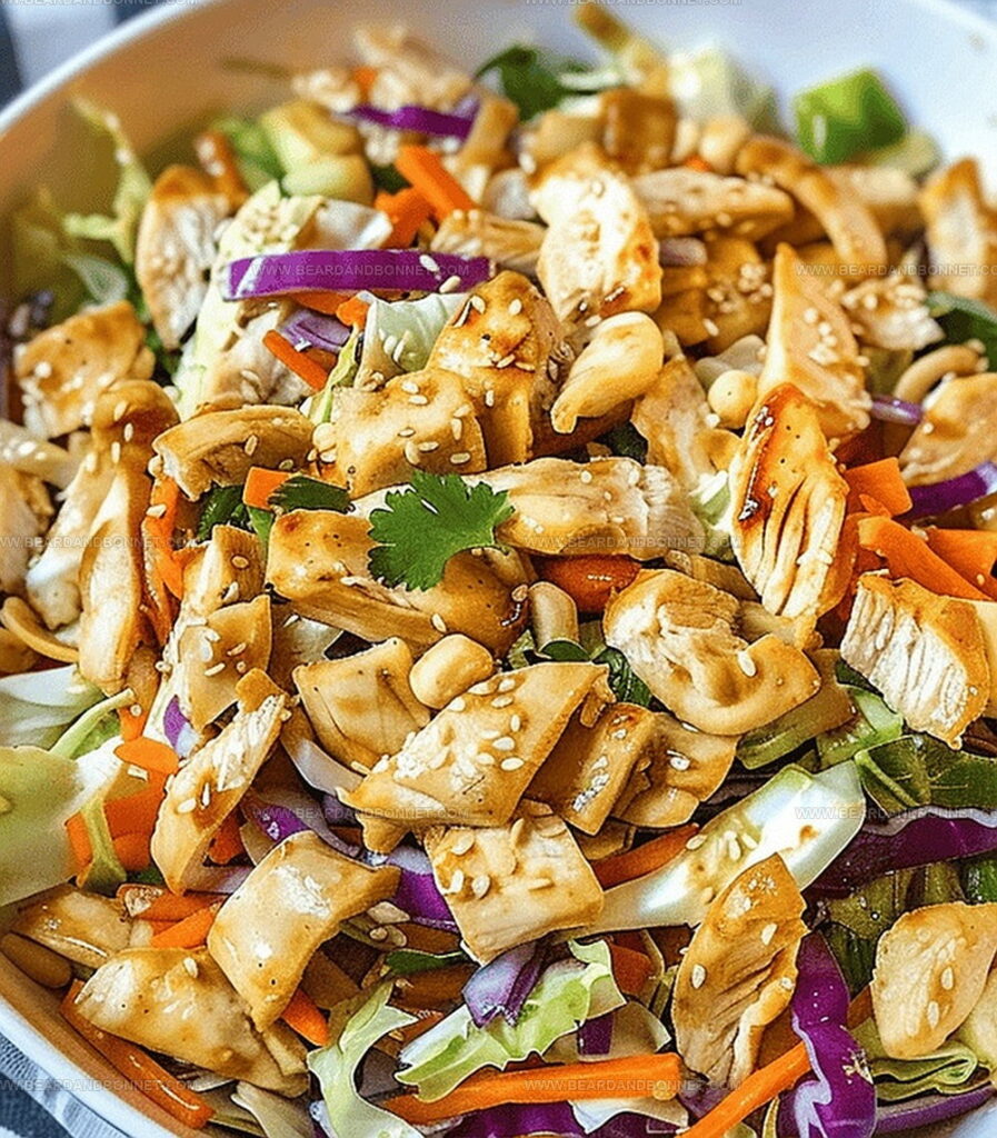 Easy Chopped Chinese Chicken Salad Recipe That Wows Every Time - Beard ...