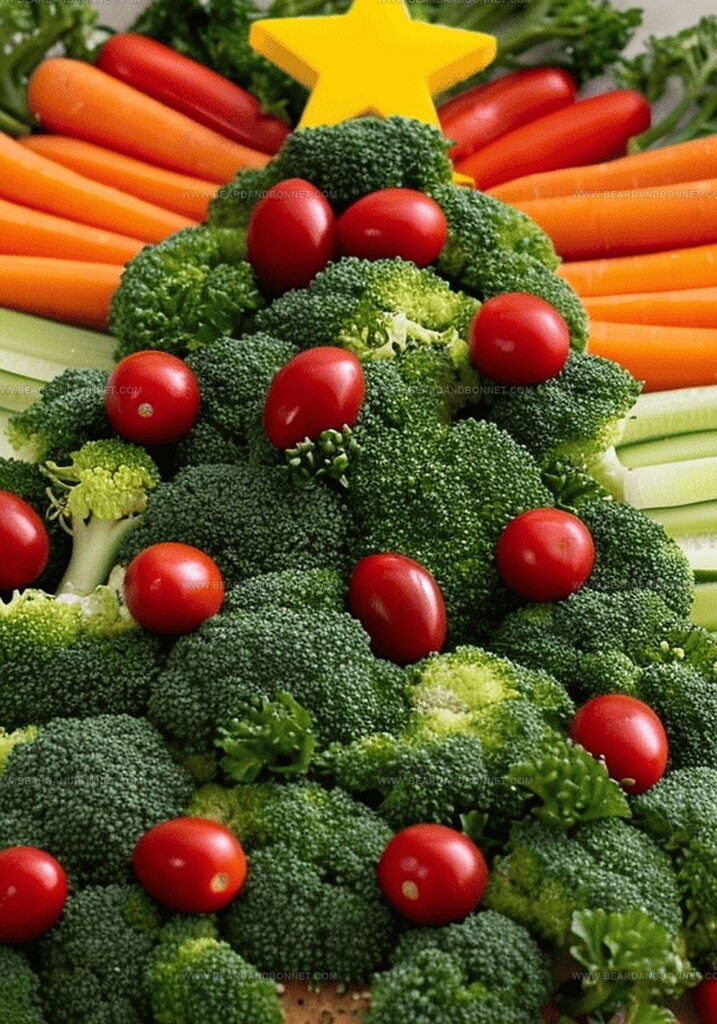 Quick Festive Holiday Veggie Tree Recipe: A Cheerful Party Win - Beard ...