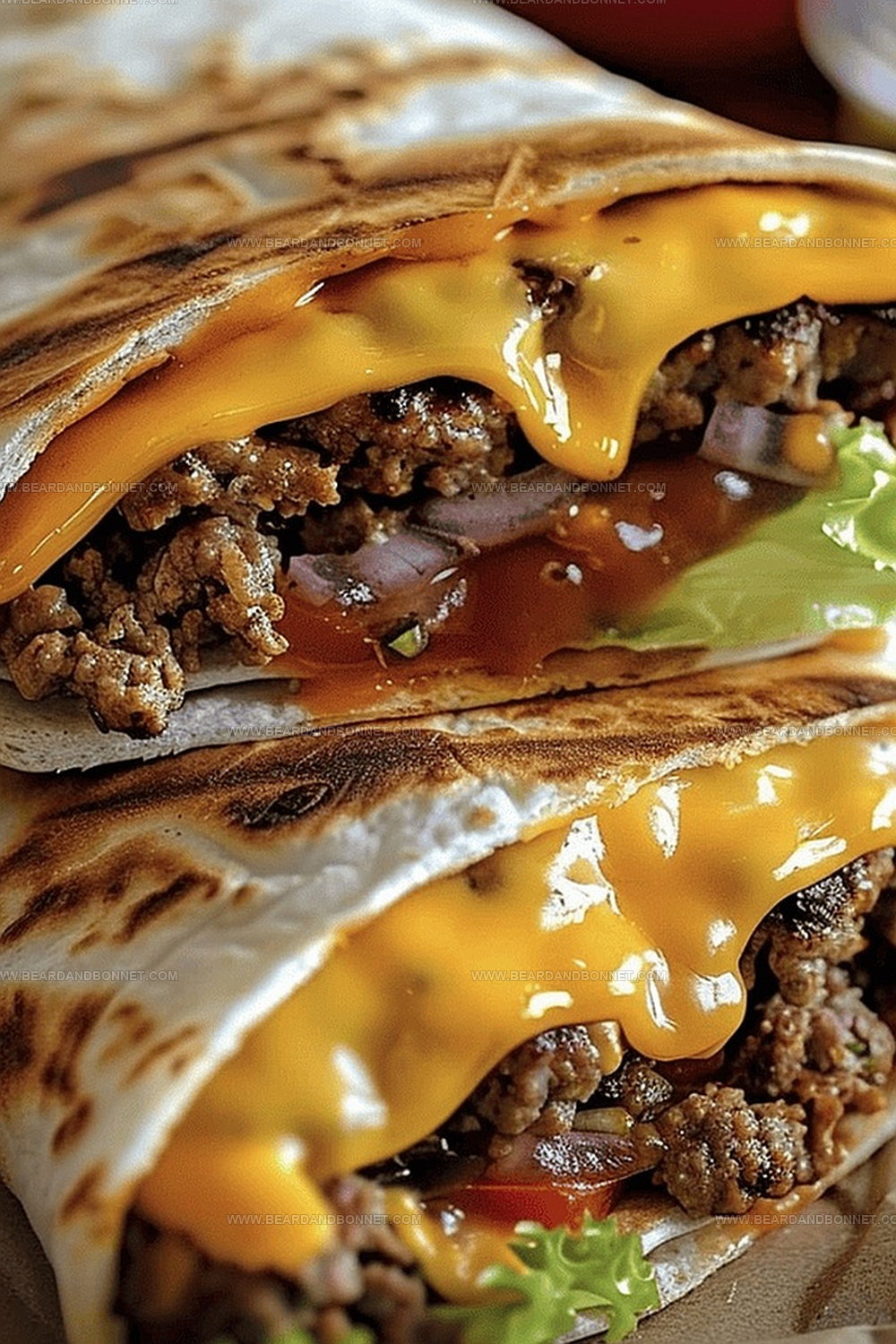 The Best Grilled Cheeseburger Wraps Recipe for Happy Tummies - Beard ...
